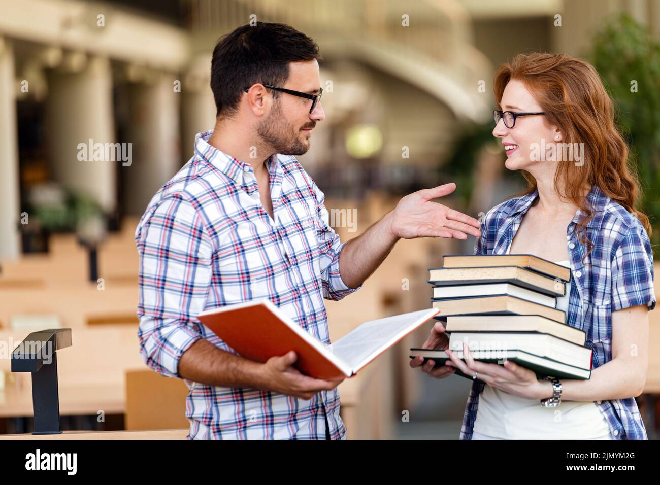 Happy group of success students studying and working together in a ...