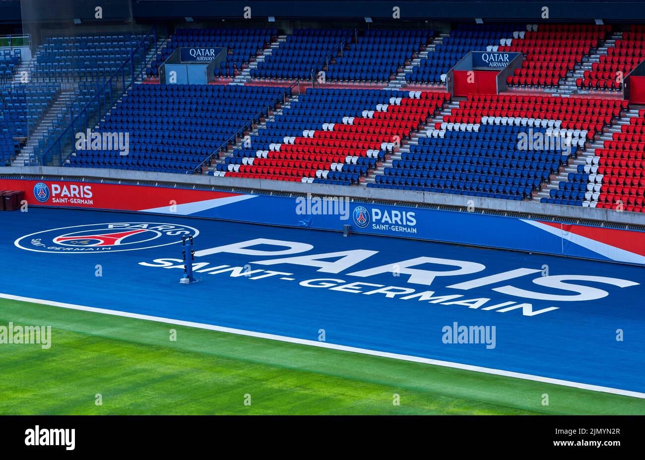 Visiting Parc de Princes - official arena of FC PSG Stock Photo - Alamy