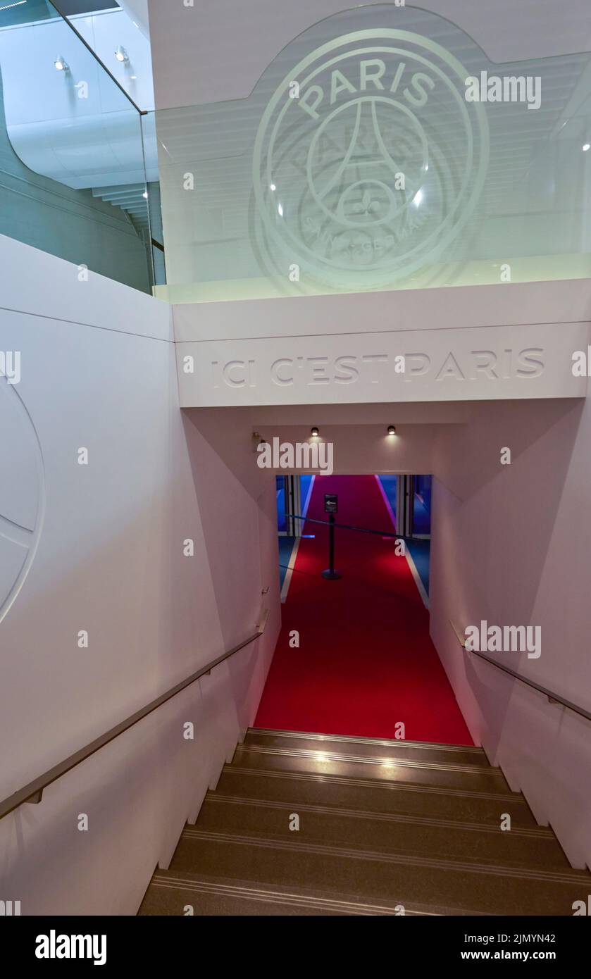 Visiting Parc de Princes - official arena of FC PSG Stock Photo - Alamy