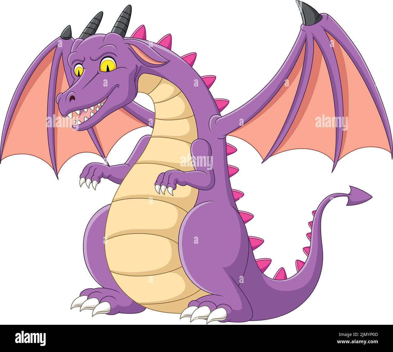 Purple Dragon Background