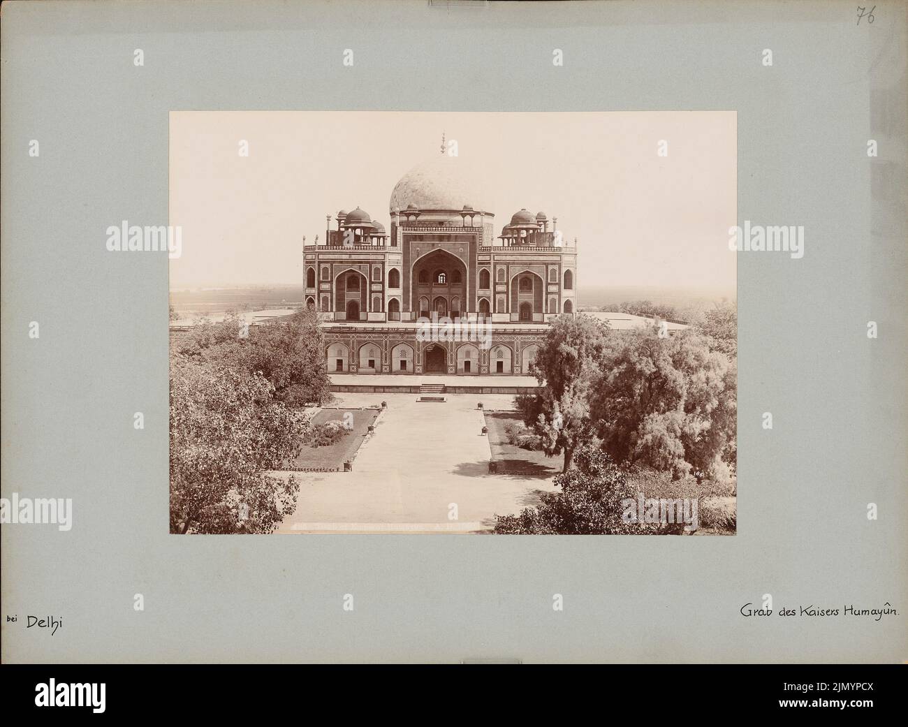 Unknown photographer, mausoleum of the Emperor Humayun near Delhi ...