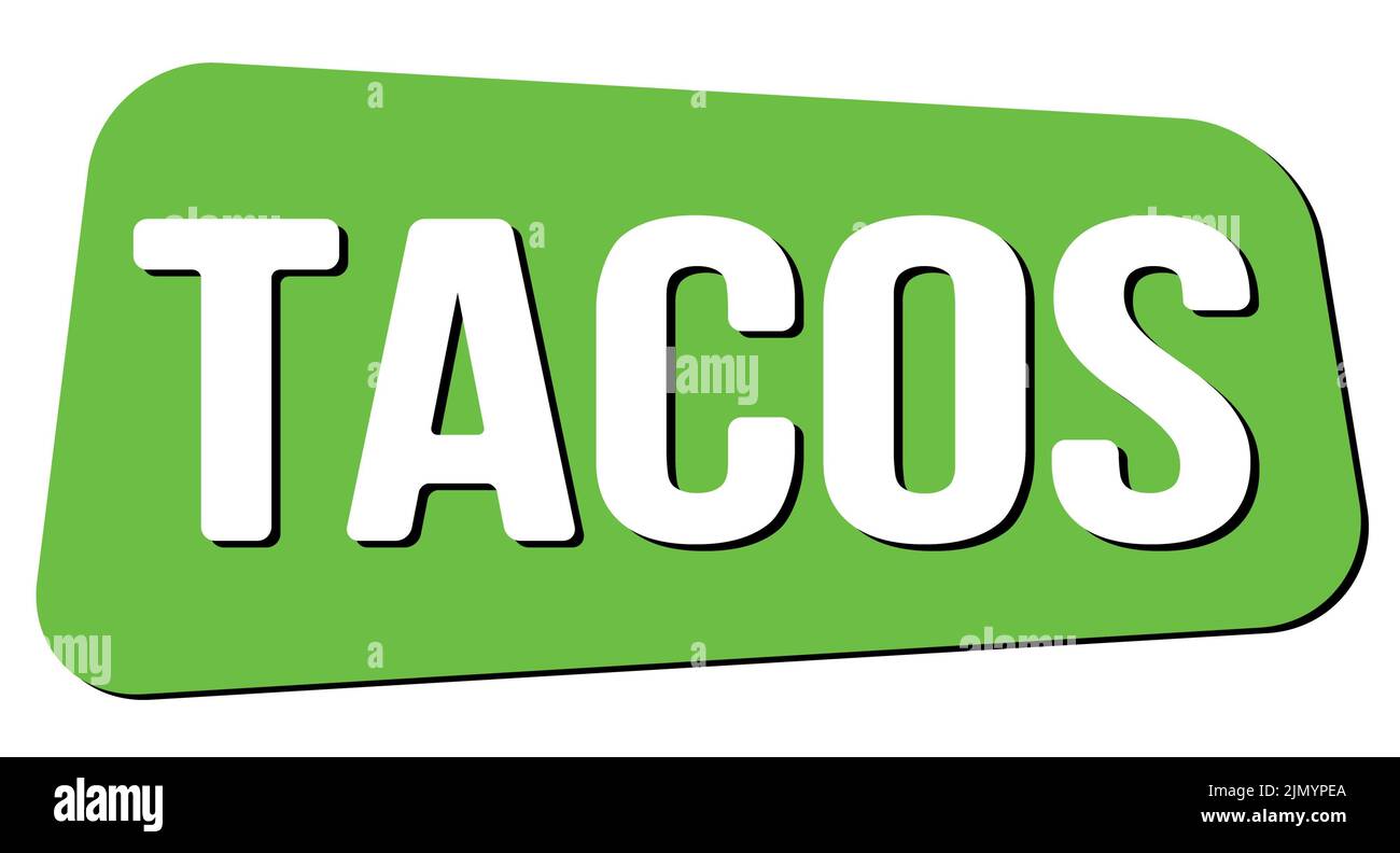 Tacos word Cut Out Stock Images & Pictures - Alamy
