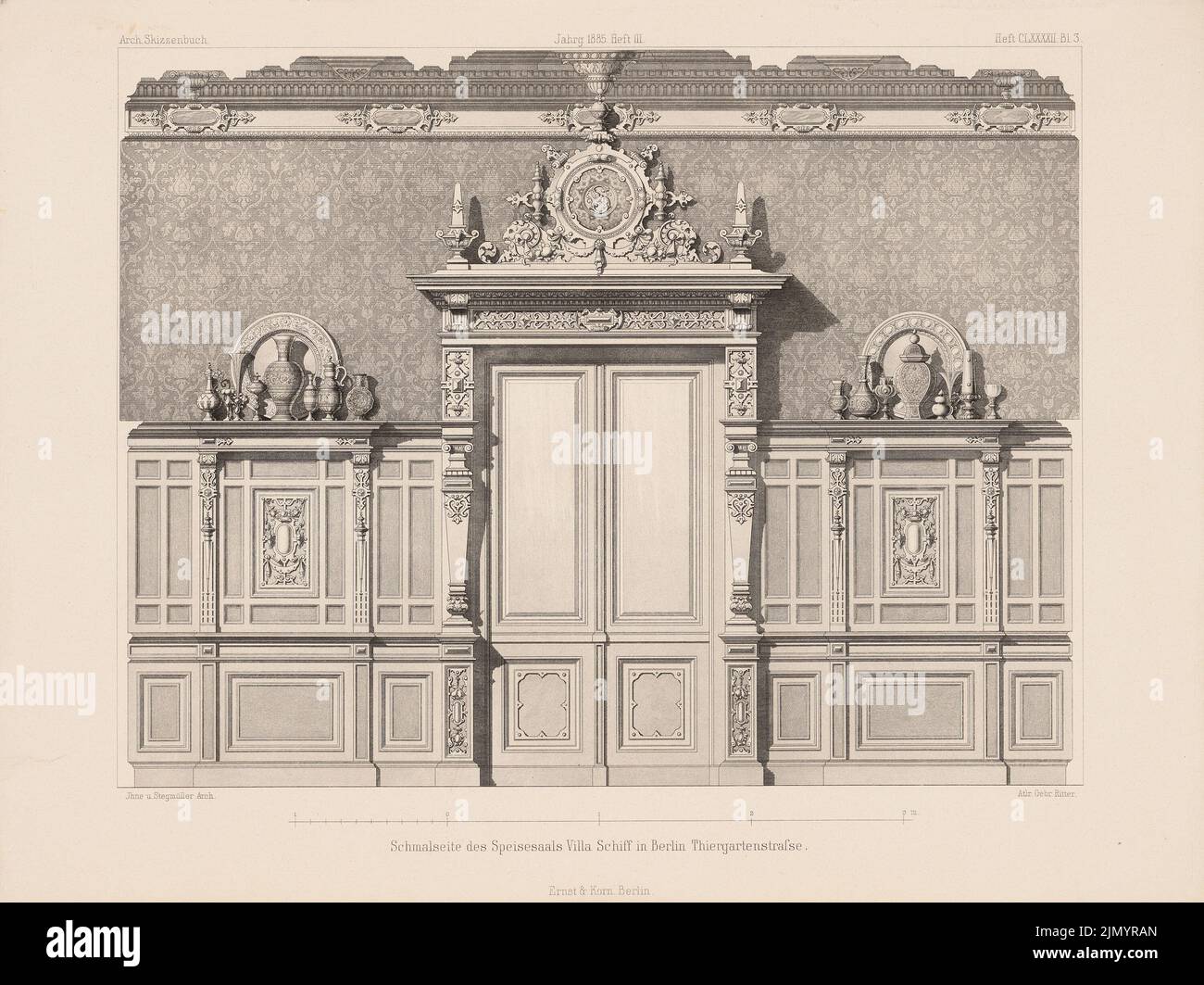 1885 innenansicht hi-res stock photography and images - Alamy