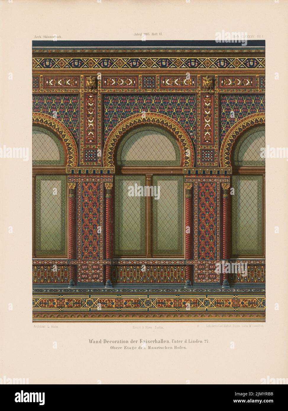 1885 innenansicht hi-res stock photography and images - Alamy