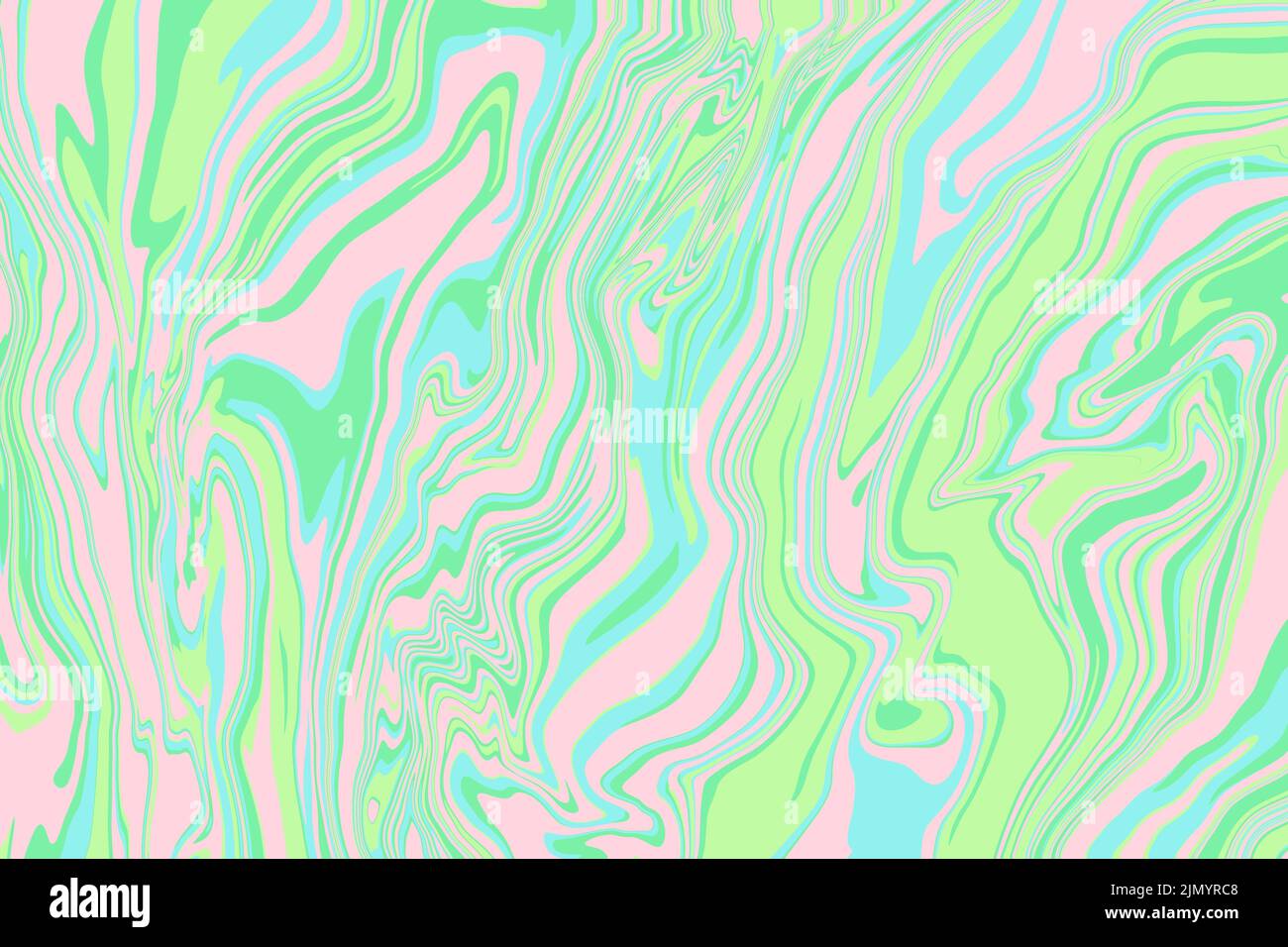 A psychedelic abstract neon pattern in the shades of green Stock Photo ...