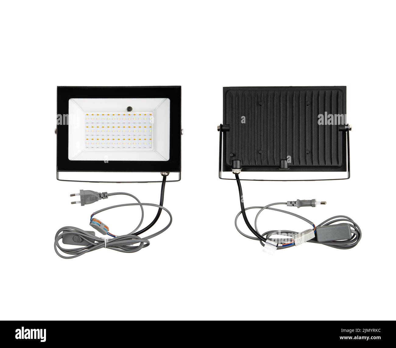 Powerful modern LED lamp with the ability to change the color of light ...