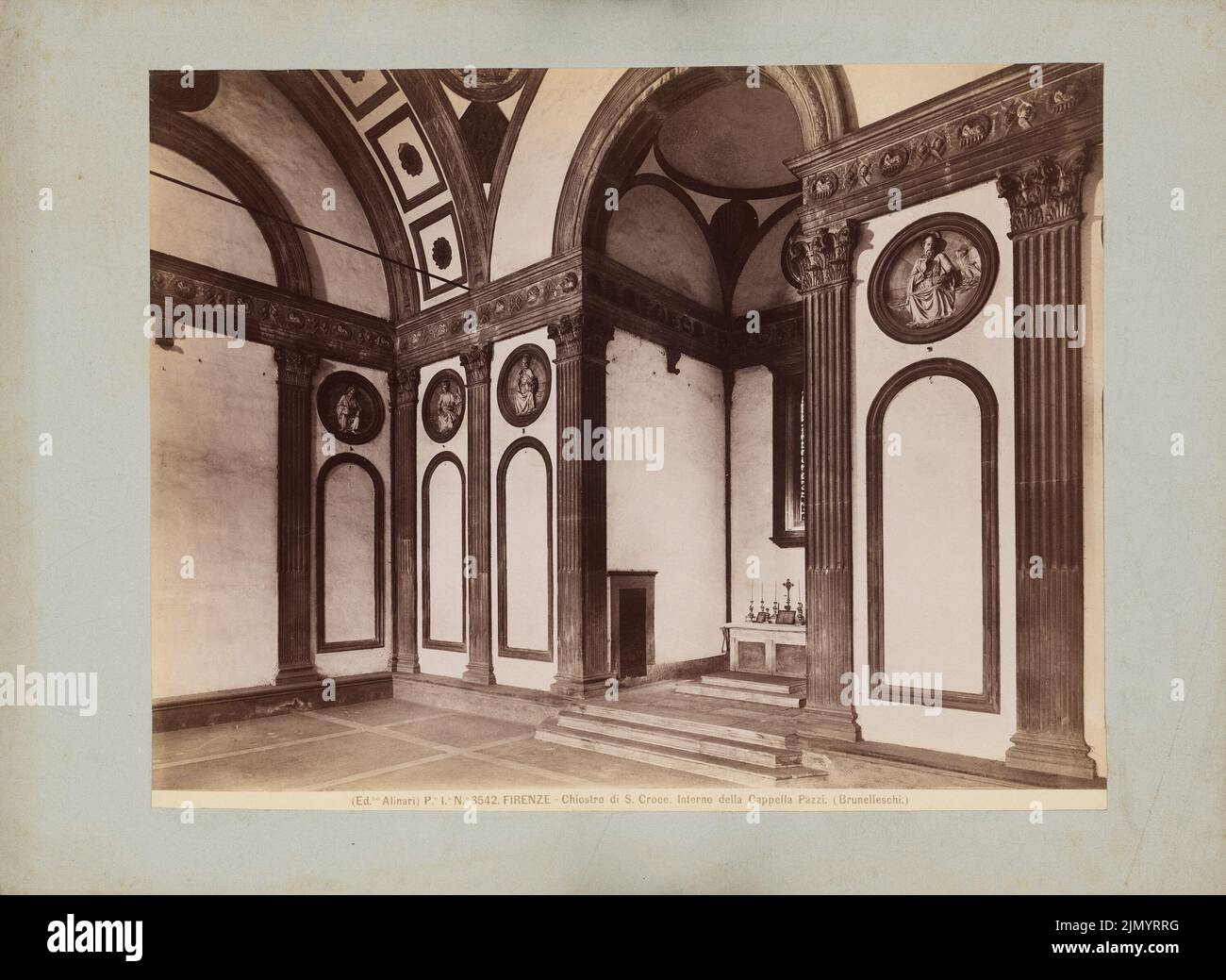 Brunelleschi Filippo (1377-1446), S. Croce in Florence. Pazzi chapel ...