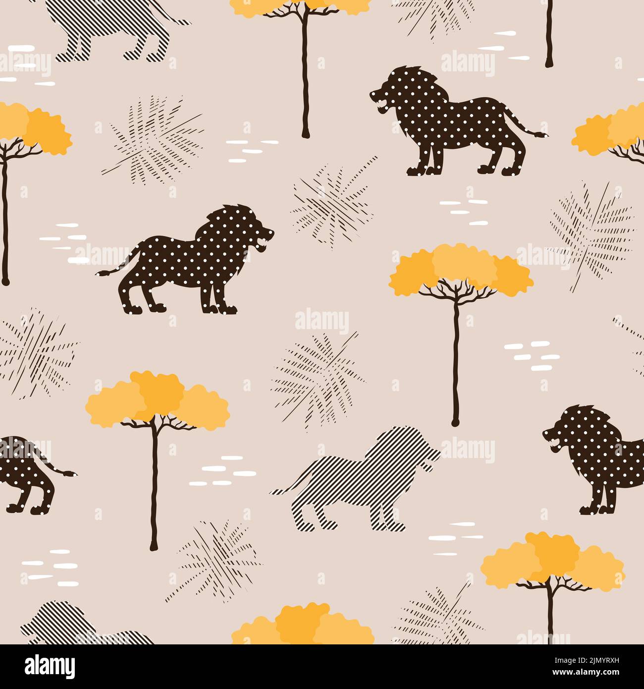 Lion silhouettes hi-res stock photography and images - Alamy