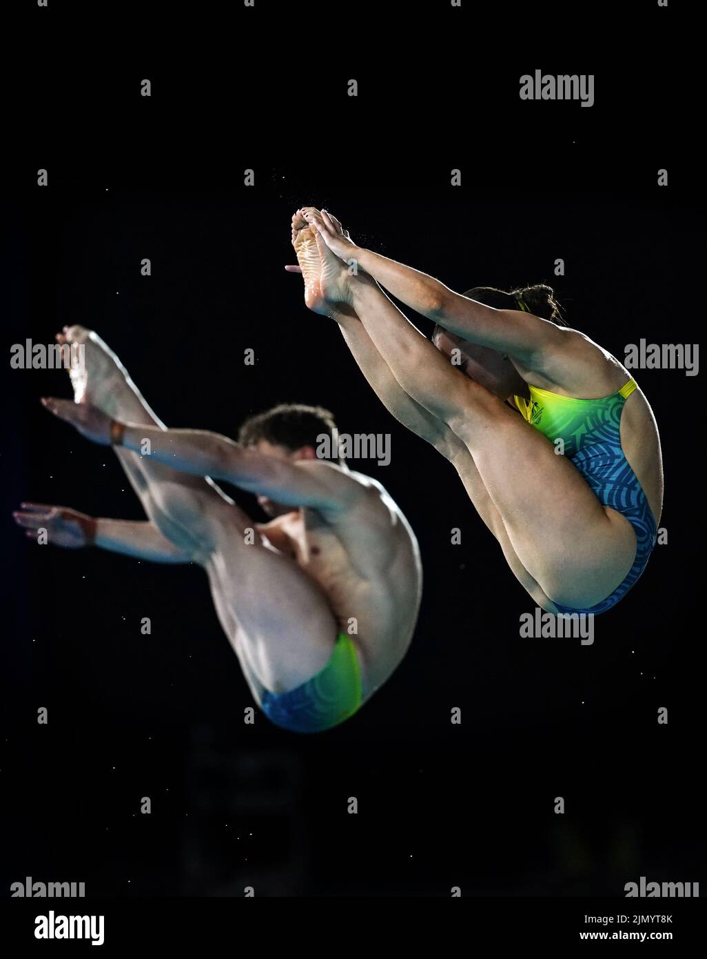 Australia's Domonic Bedggood and Anabelle Smith during the Mixed ...