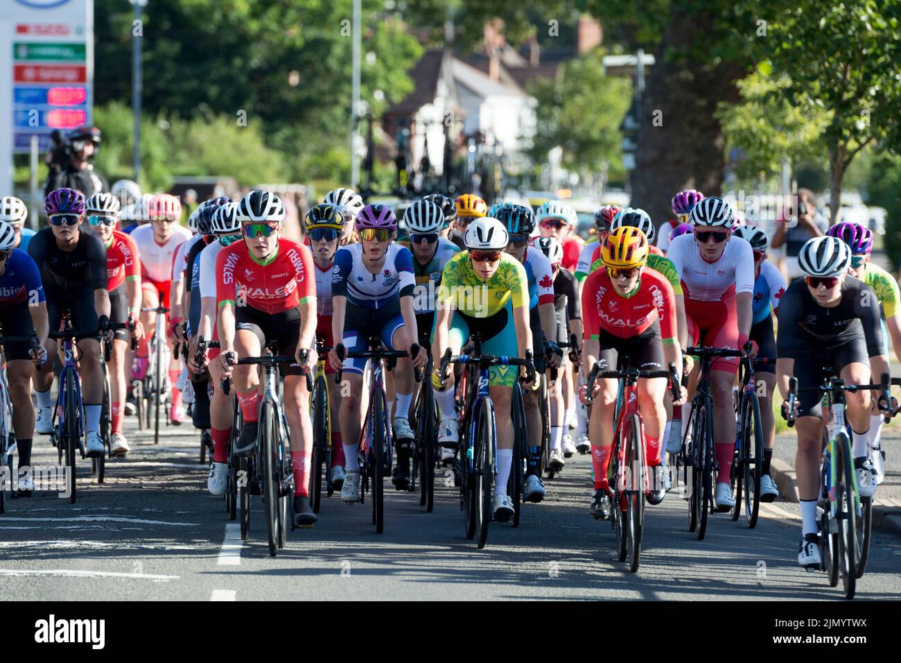 The 2022 Commonwealth Games women`s cycling road race, Warwick, UK ...