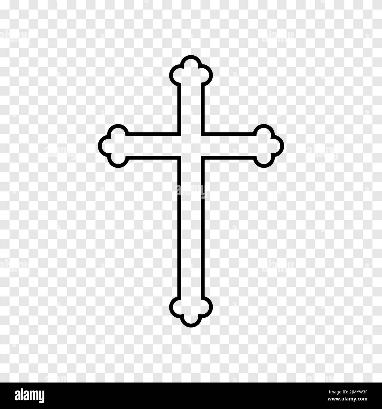Christian cross icon simple design Stock Vector Image & Art - Alamy