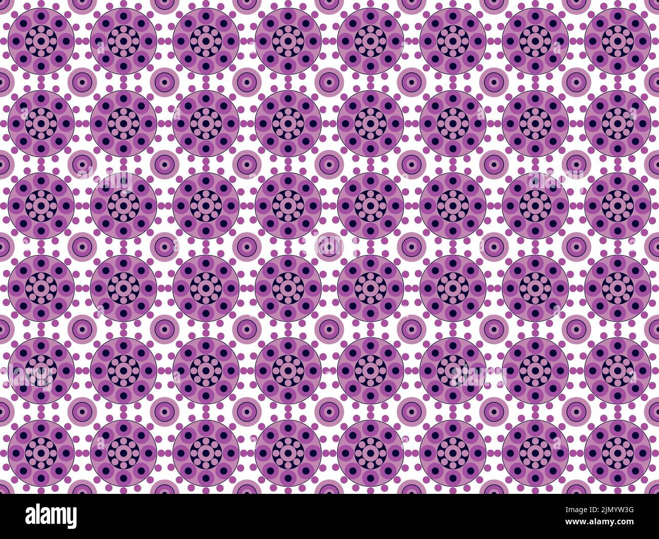 purple circles seamless pattern background wallpaper design Stock Photo ...