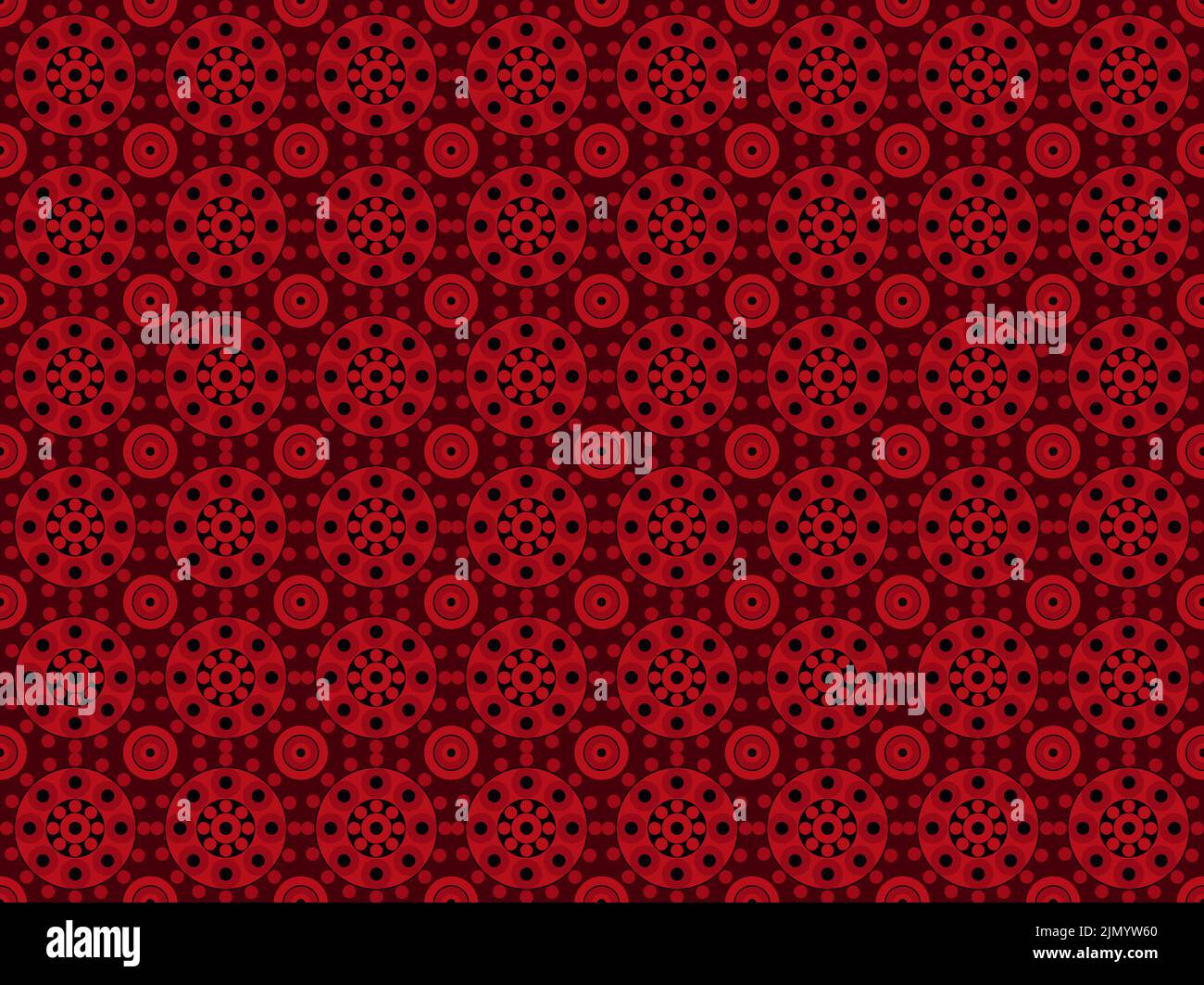 red circles seamless pattern background wallpaper design Stock Photo ...