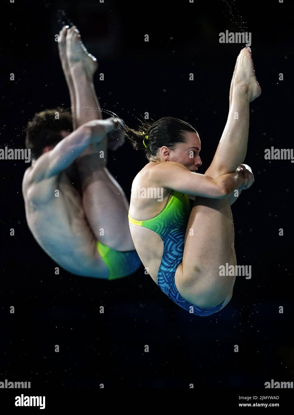 Australia's Domonic Bedggood and Anabelle Smith during the Mixed ...