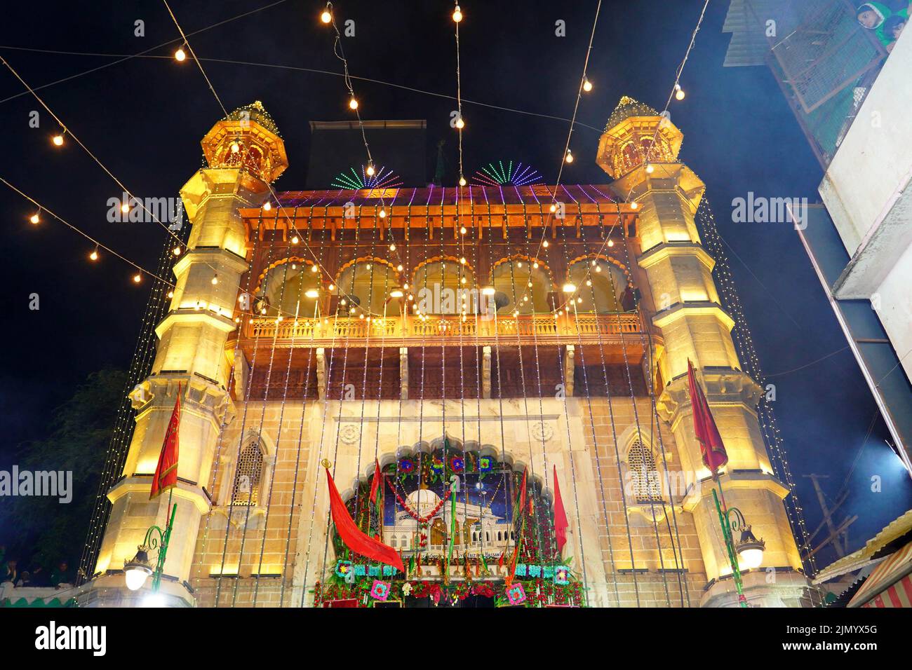 Indian Muslims take part in a Tajia procession during the sacred ...
