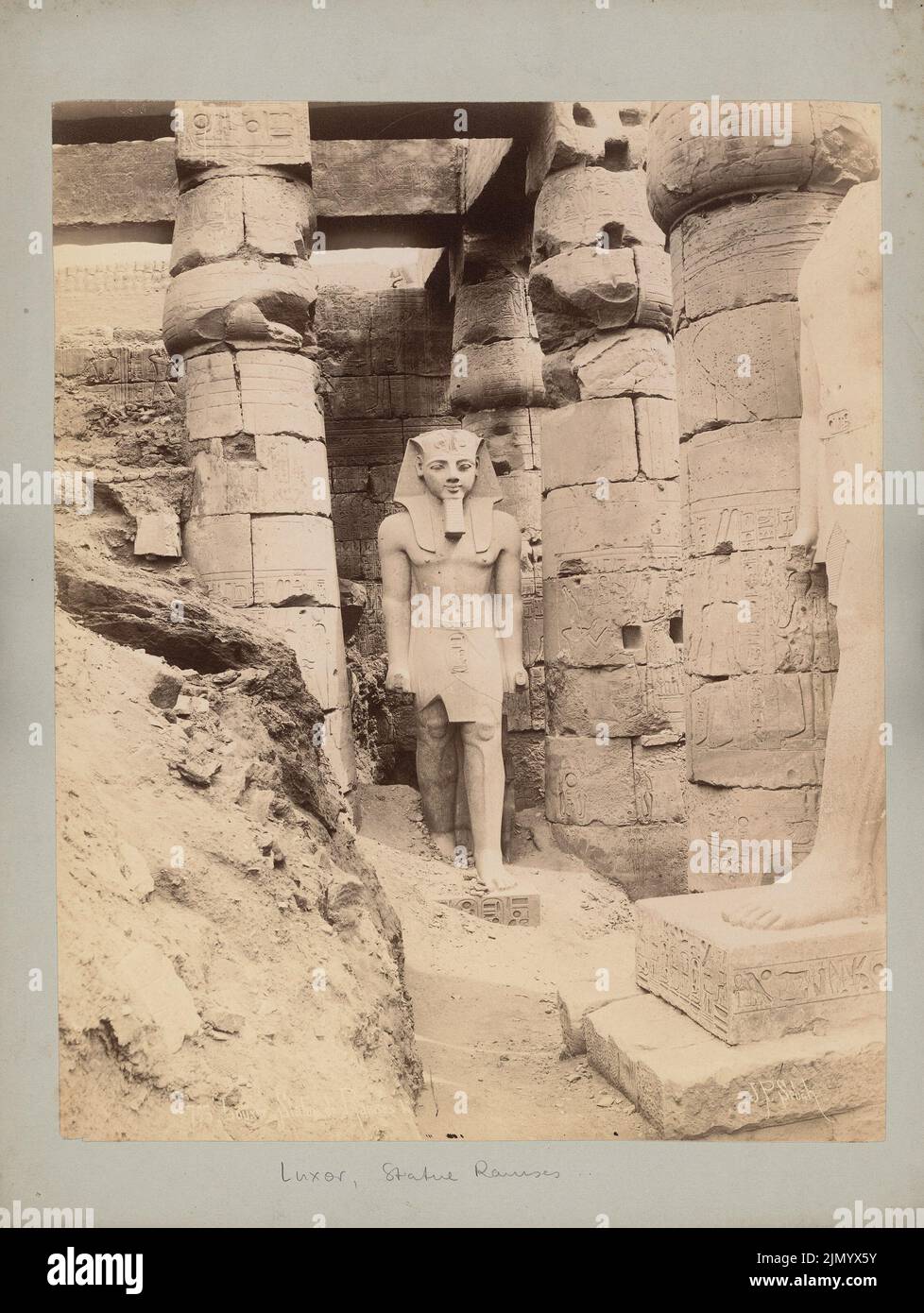 Sebah Jean Pascal (1823-1890), Statue Ramses II, Luxor (without Dat ...