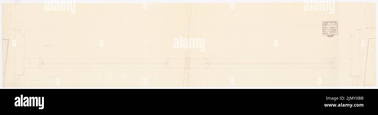 Böhmer Franz (1907-1943), Park Hotel in Posen (07.12.1940): Pendulent ...