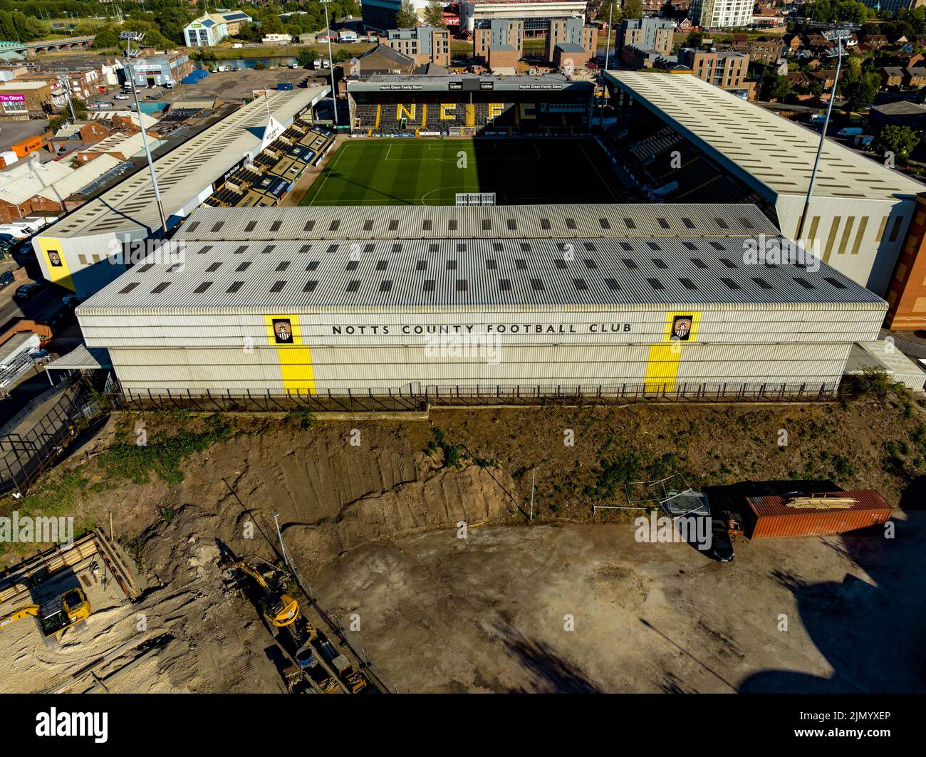 Nottingham forest and notts county drone hi-res stock photography and ...