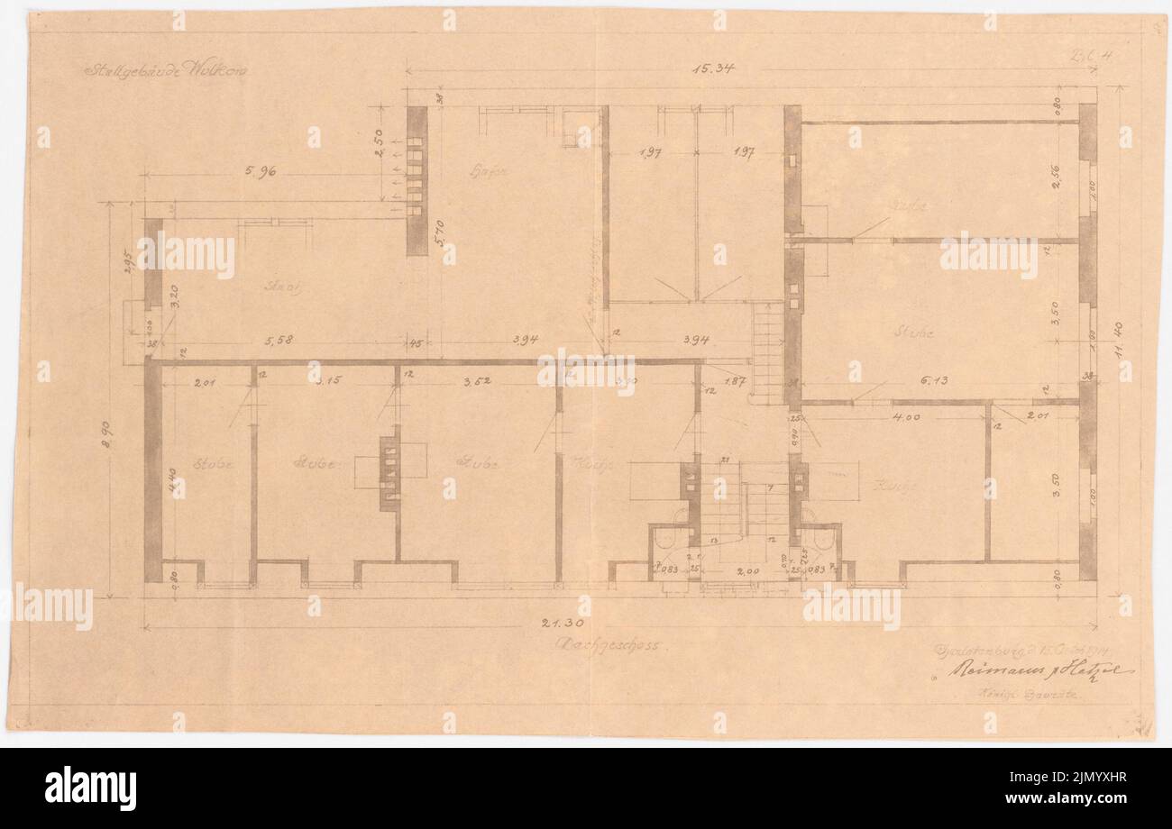 Böhmer Franz (1907-1943), Wulkero stable building (October 15, 1914 ...