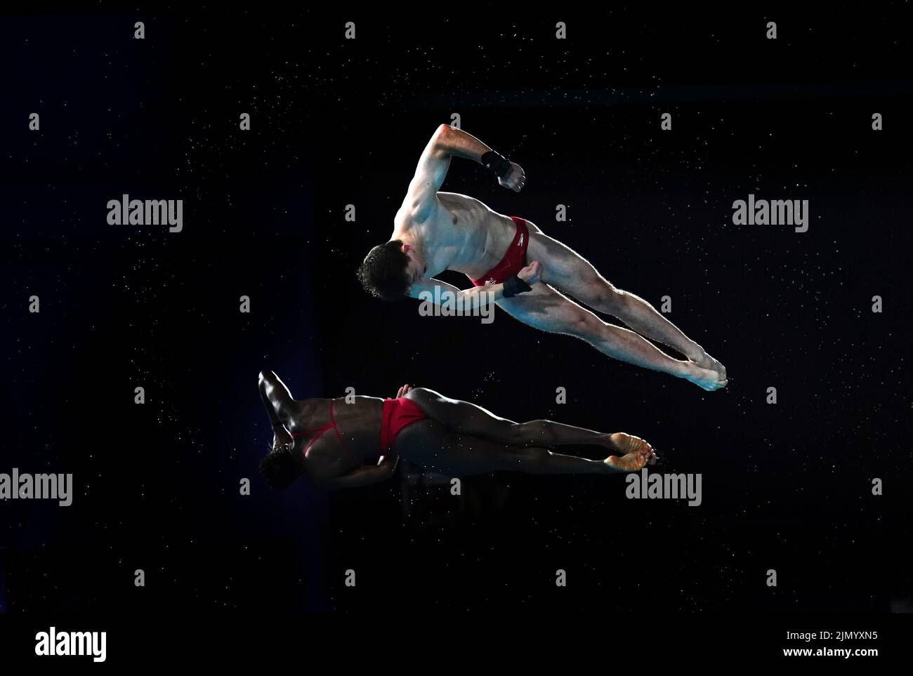 England's Benjamin Cutmore and Desharne Bent-Ashmeil during the Mixed ...