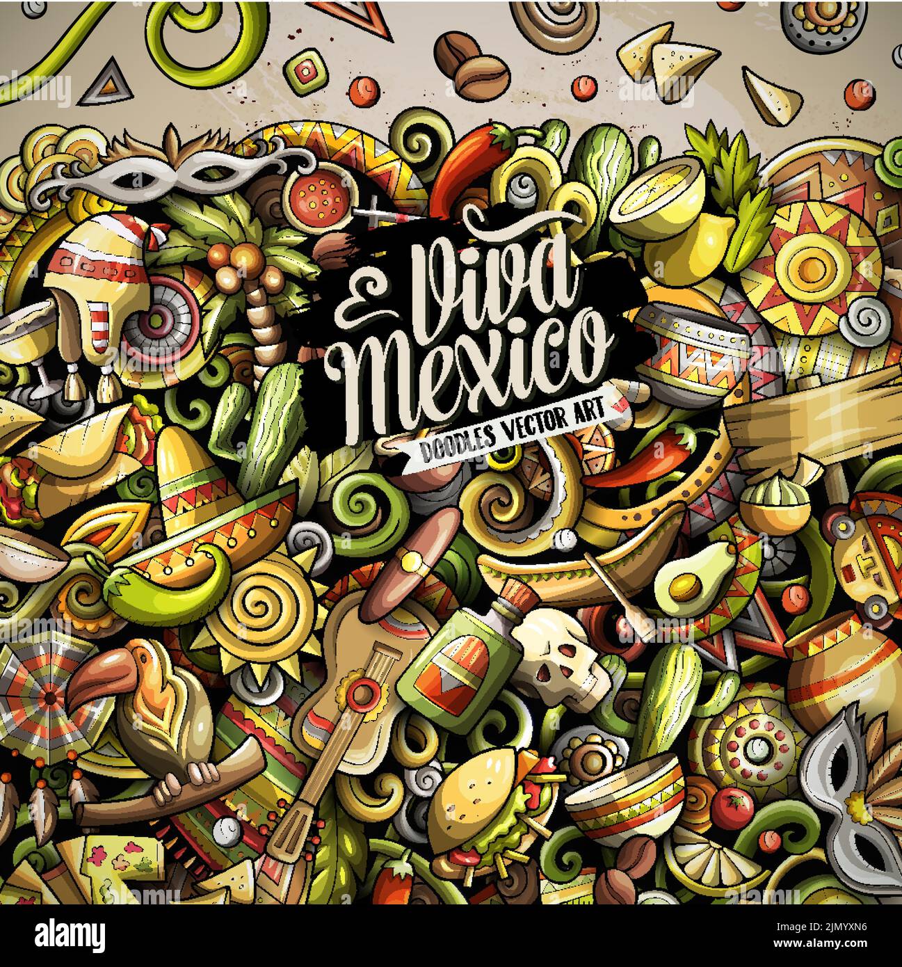 Latin America cartoon vector frame Stock Vector Image & Art - Alamy