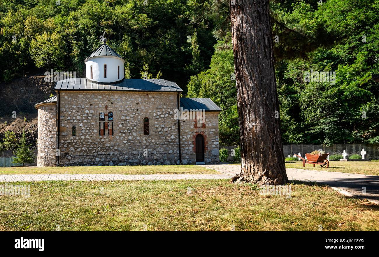 Orthodox Christian Monastery. Serbian Monastery of the Ascension ...