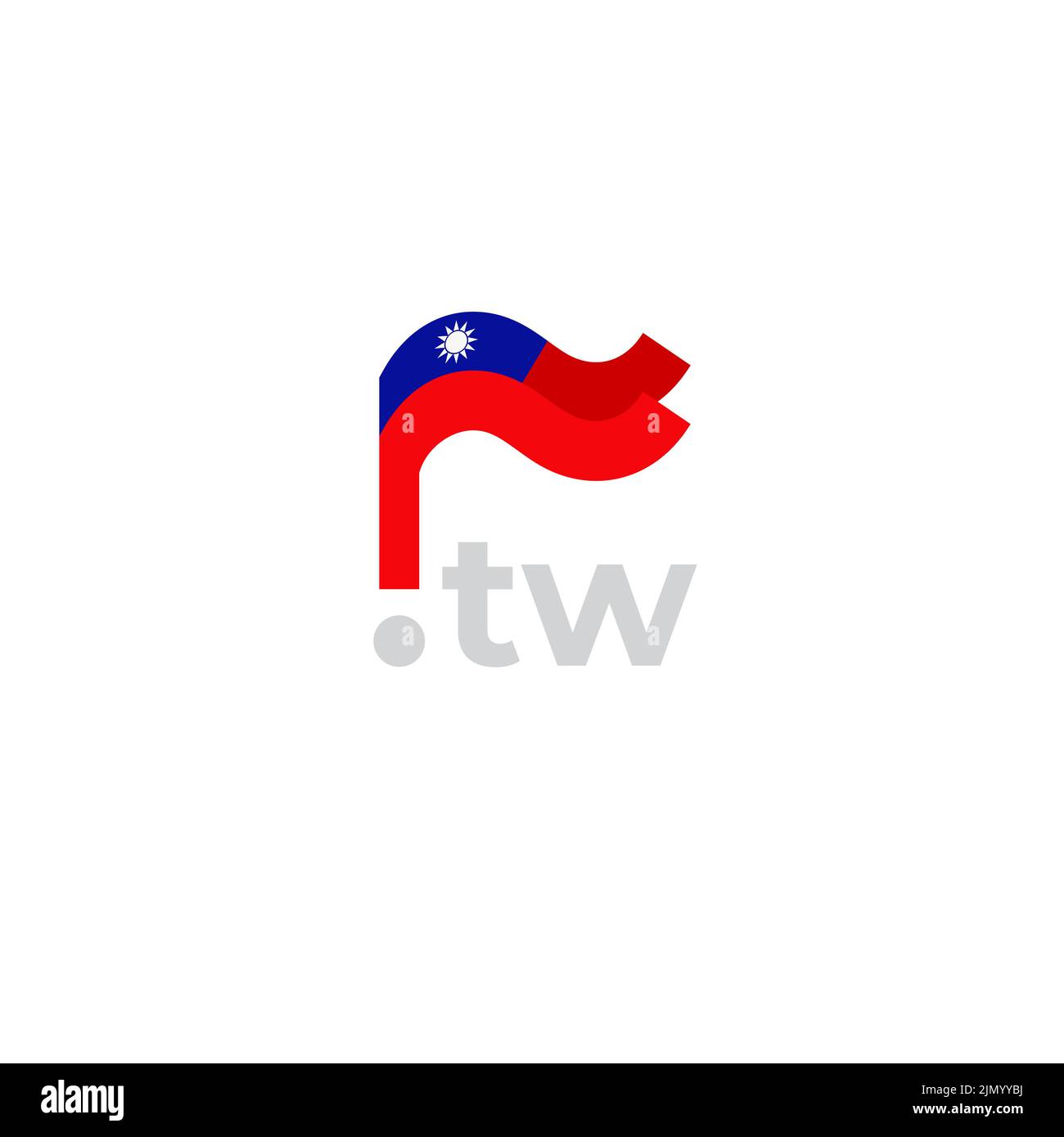Taiwan flag icon. Republic of China. Original simple design of the ...