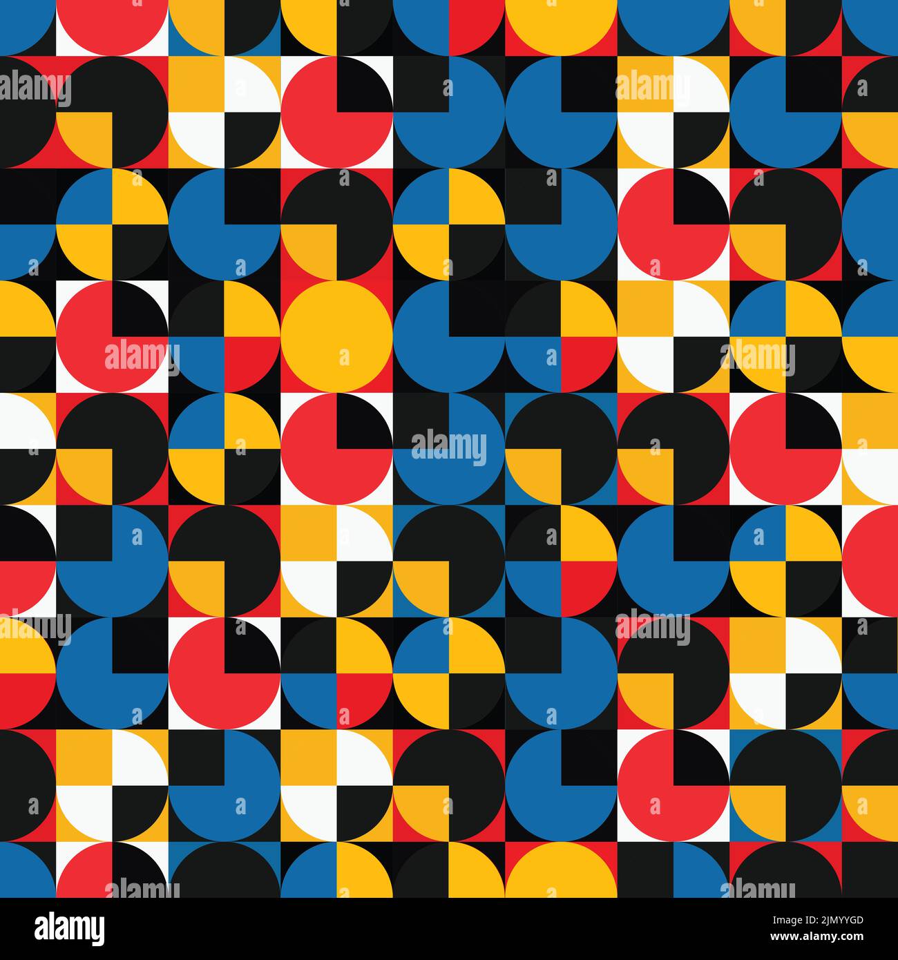 Abstract seamless pattern with geometric shapes. Vintage background ...