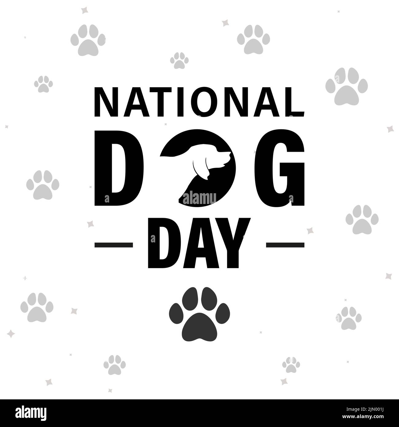 National Dog Day vector. 26 august. Background, poster, card, banner ... National Dog Day vector. 26 august. Background, poster, card, banner ...