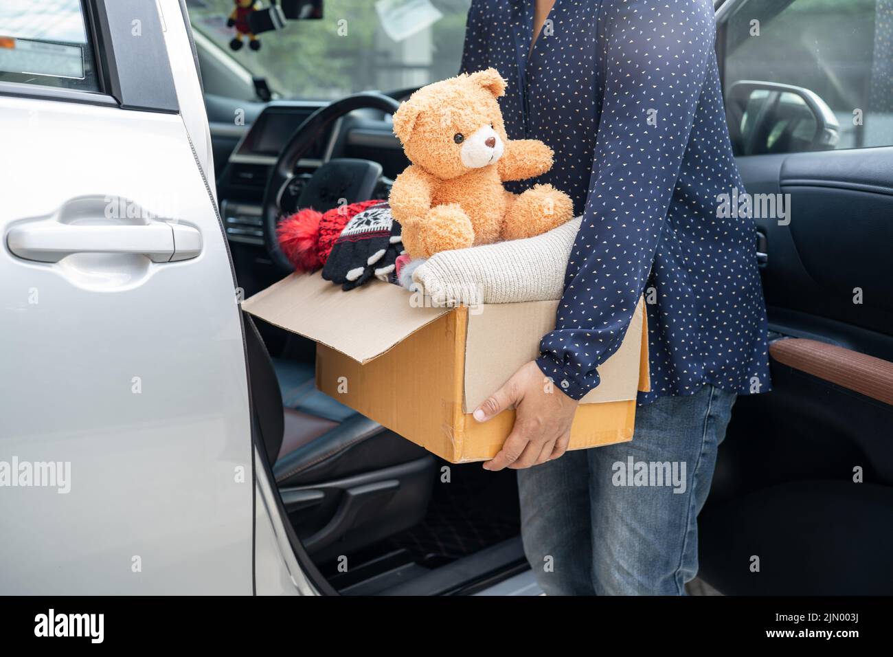Woman hold old doll hi-res stock photography and images - Alamy