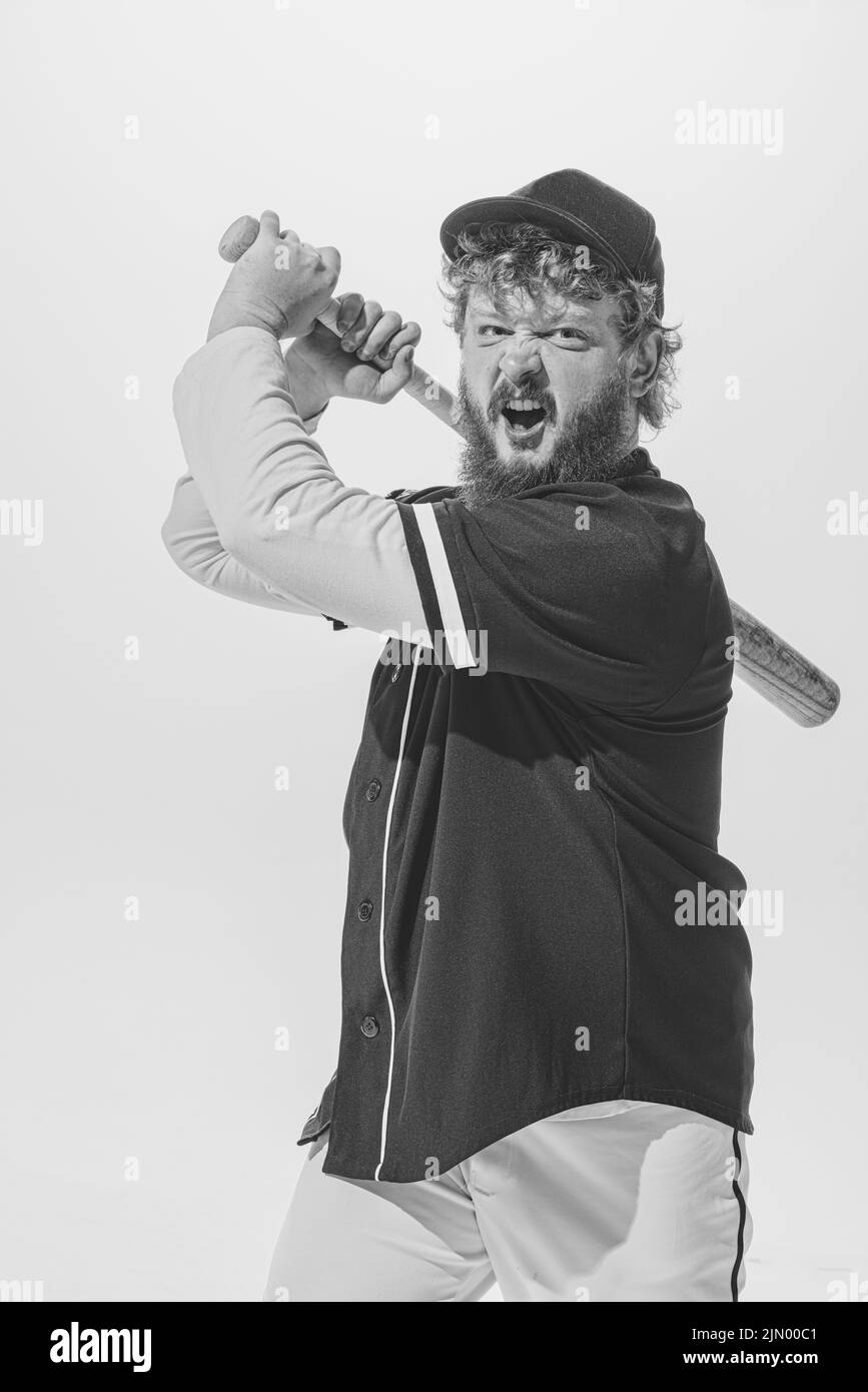 Man wearing white sports baseball cap hi-res stock photography and ...