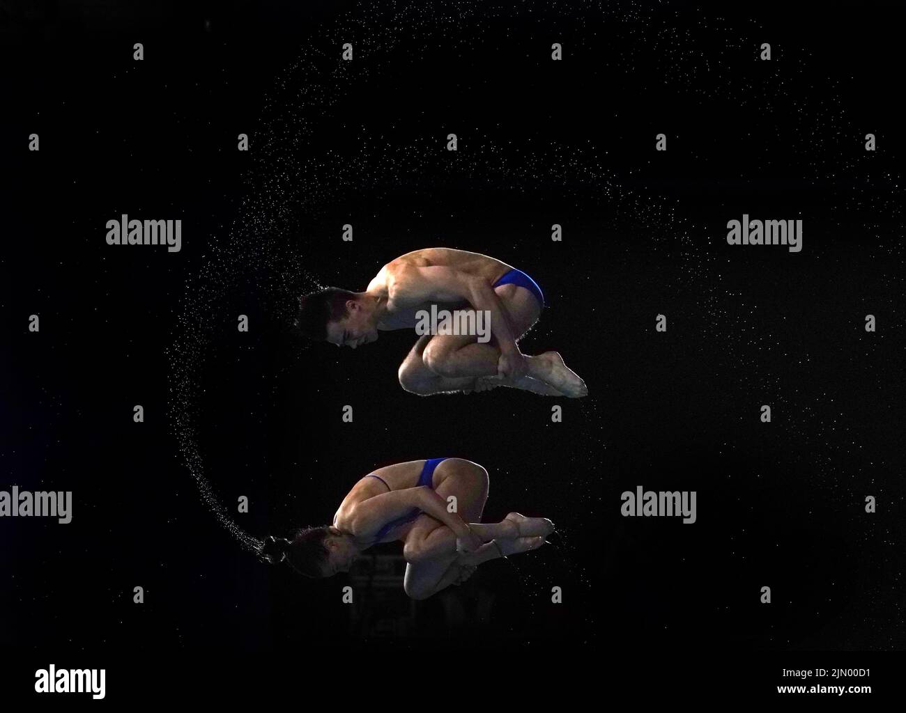 Scotland's Danny Mabbott and Clara Kerr during the Mixed Synchronised ...