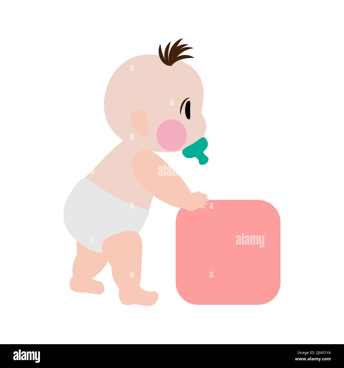 Baby development stages milestones hi-res stock photography and images ...
