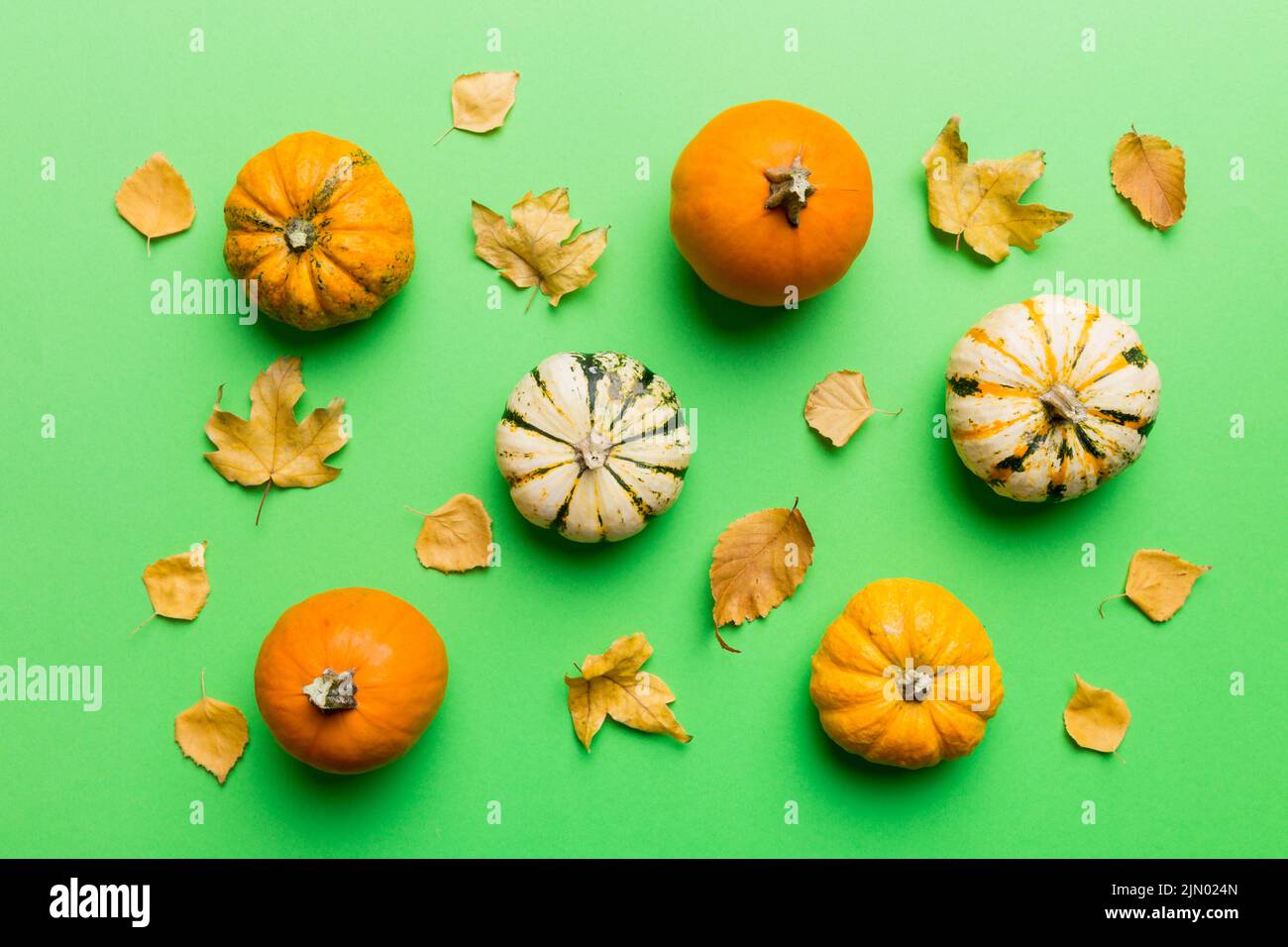 Autumn composition. Pattern made of dried leaves and other design ...