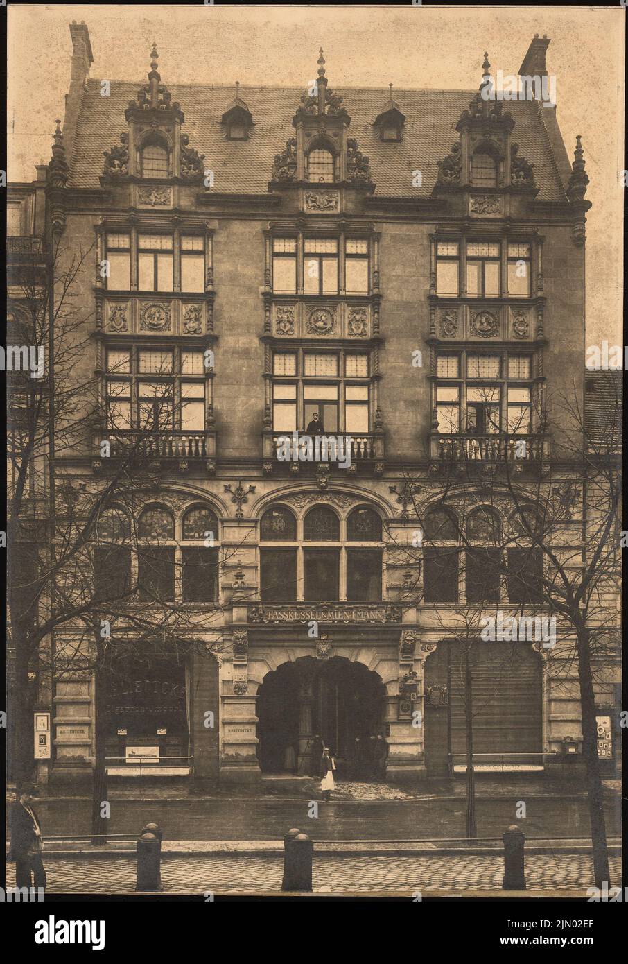 Grisebach Hans (1848-1904), commercial building of the Herrenschneider ...