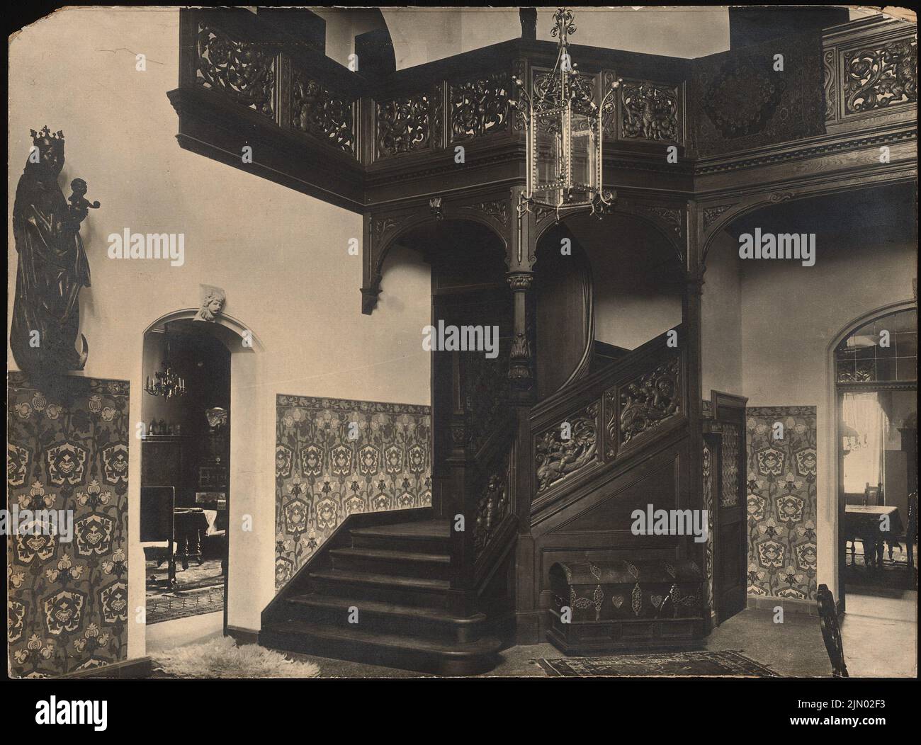 Grisebach Hans (1848-1904), Villa Grisebach, Berlin (1913): View of the ...