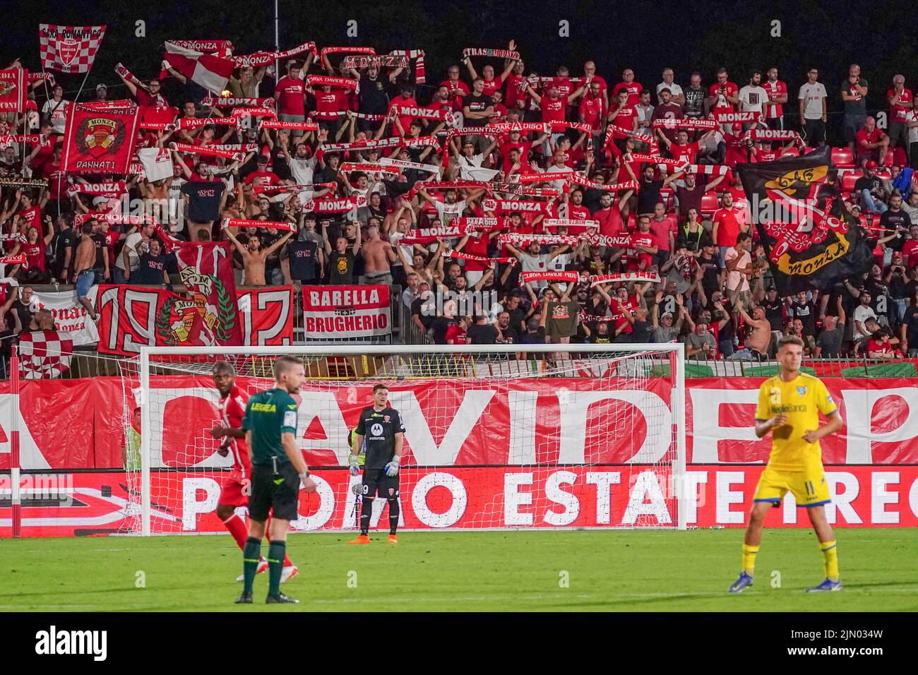 U-Power Stadium, Monza, Italy, August 07, 2022, AC Monza supporters ...