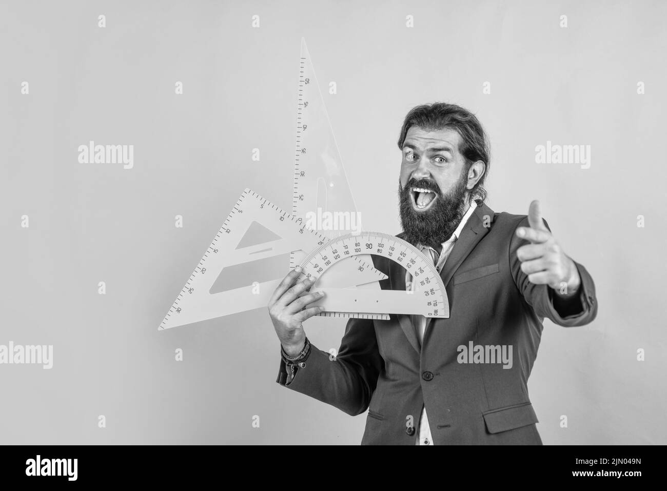 Man using compasses hi-res stock photography and images - Alamy