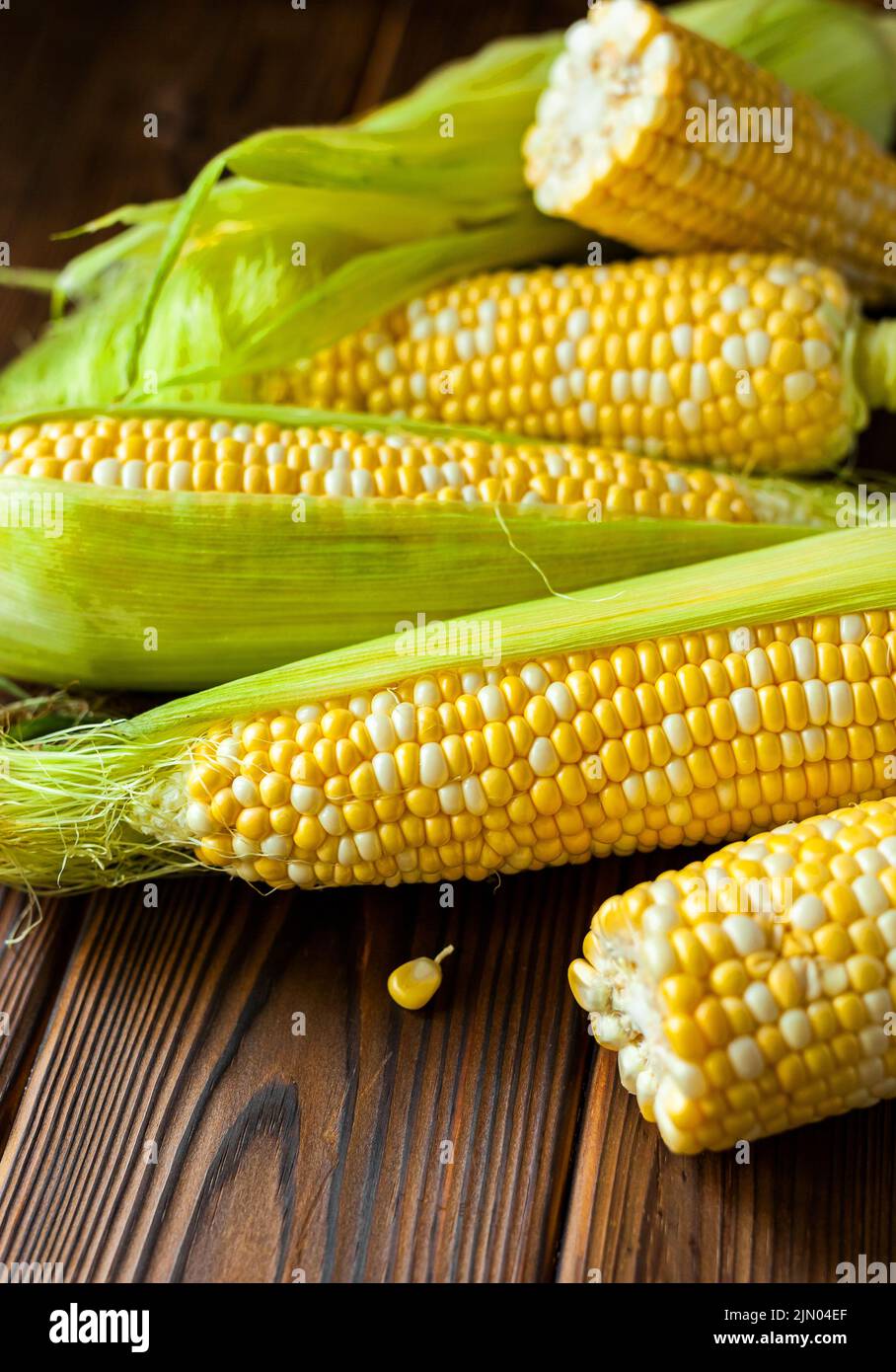 Closeup group corn plant hi-res stock photography and images - Alamy