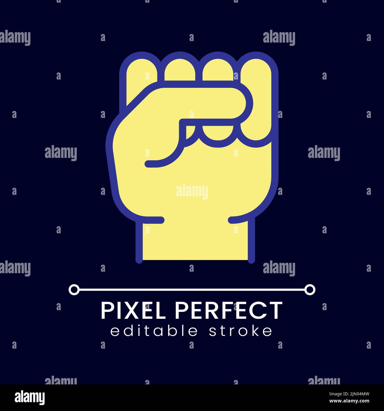 Fist hand power clipart illustration Stock Vector Images - Alamy