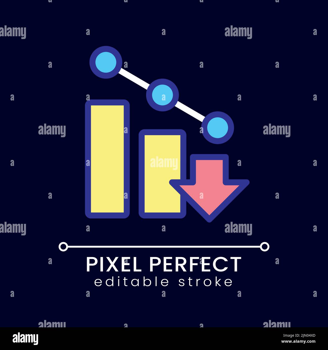 Falling process Stock Vector Images - Alamy