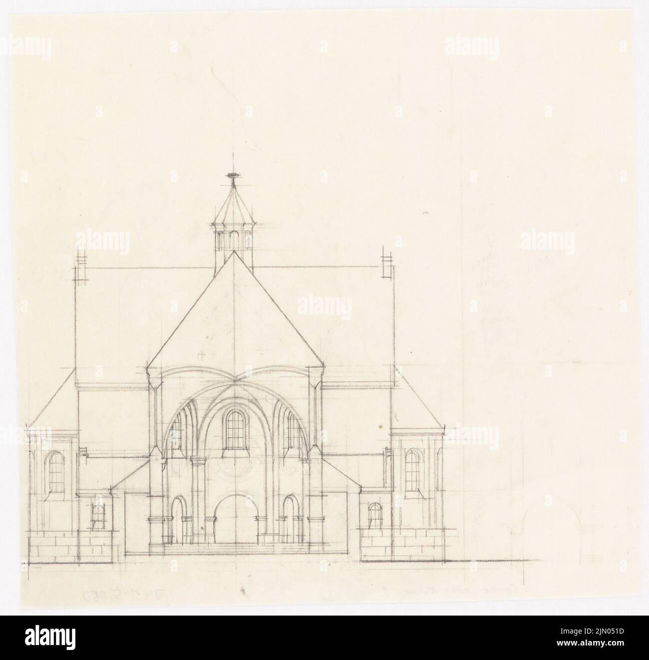Klomp Johannes Franziskus (1865-1946), unaffected church projects ...