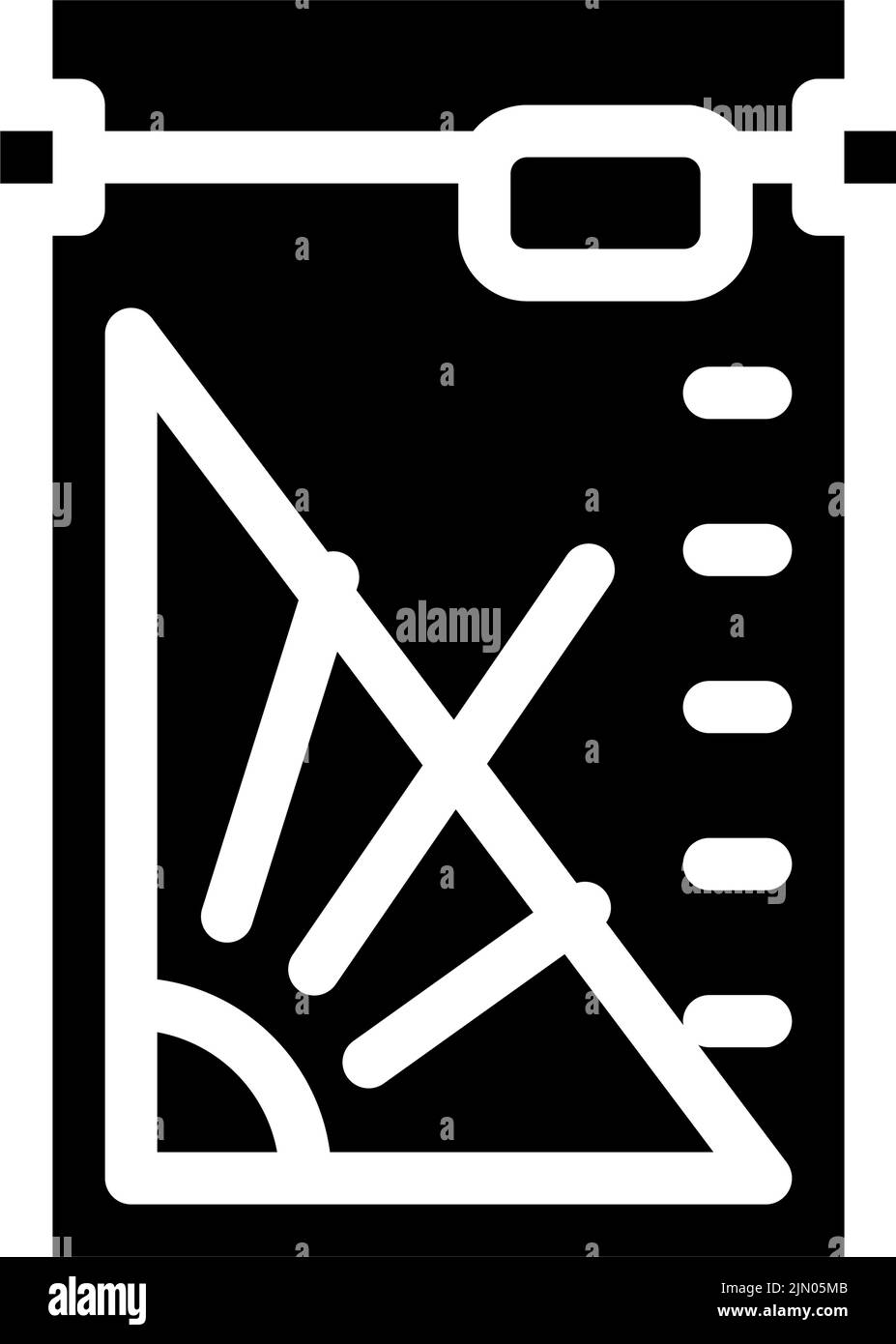 cutting table sewing glyph icon vector illustration Stock Vector Image ...