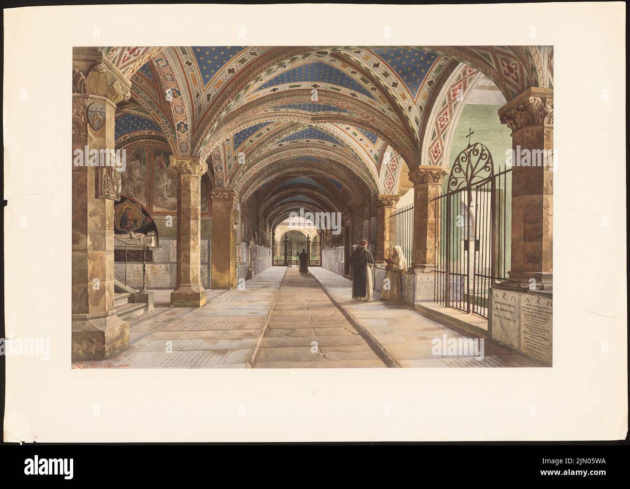 Alberti leon battista 1404 1472 st maria novella hi-res stock ...