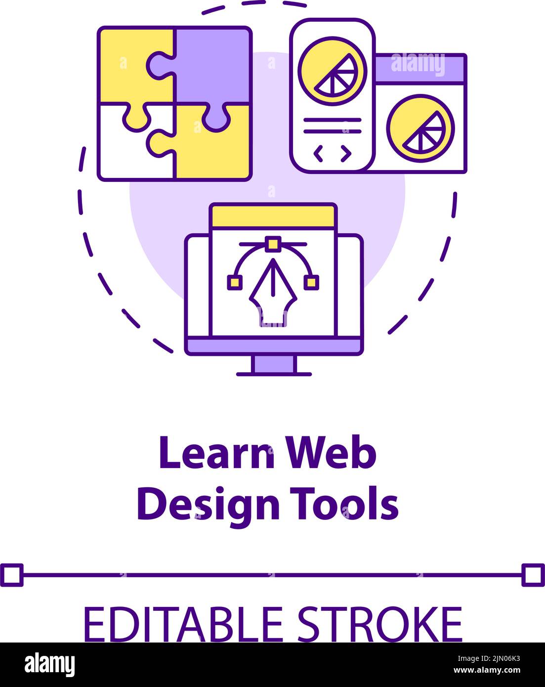 Learn web design tools concept icon Stock Vector Image & Art - Alamy Learn web design tools concept icon Stock Vector Image & Art - Alamy