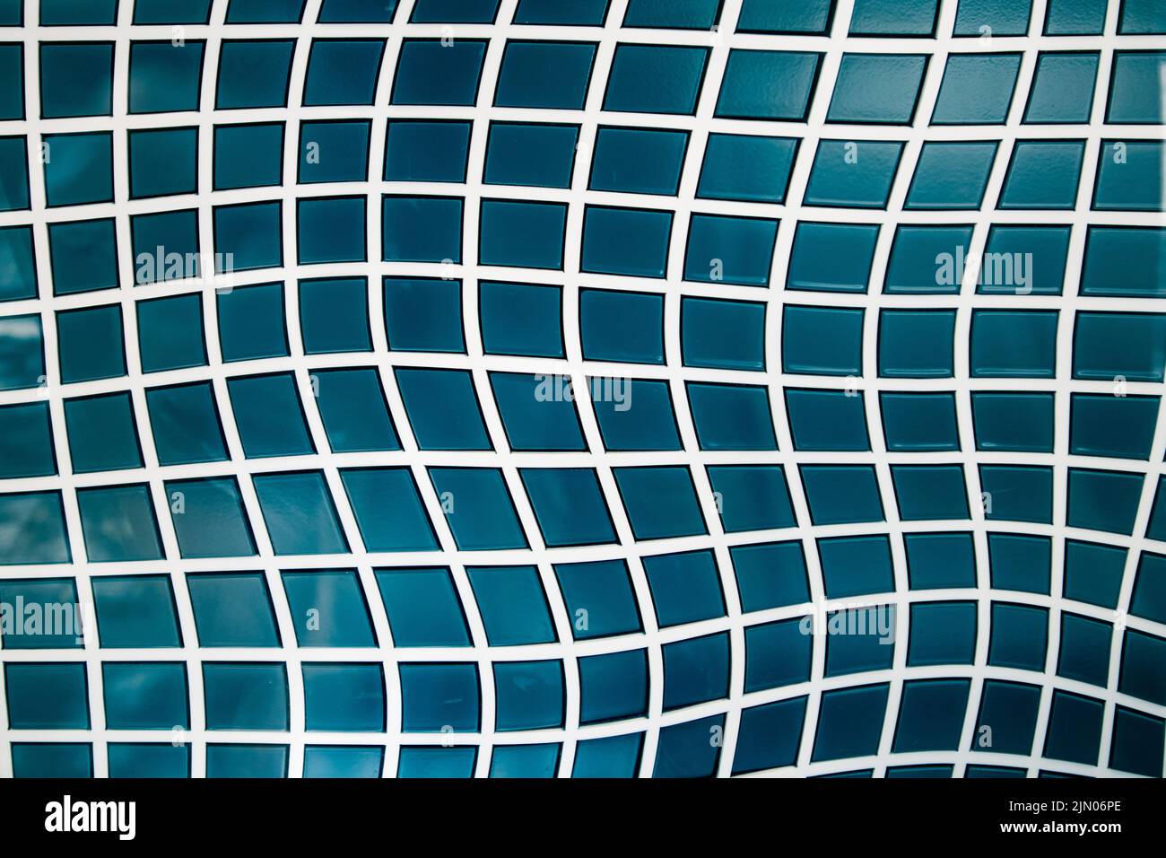 Square bathroom tile with winding straight lines irregular shapes. Blue ...