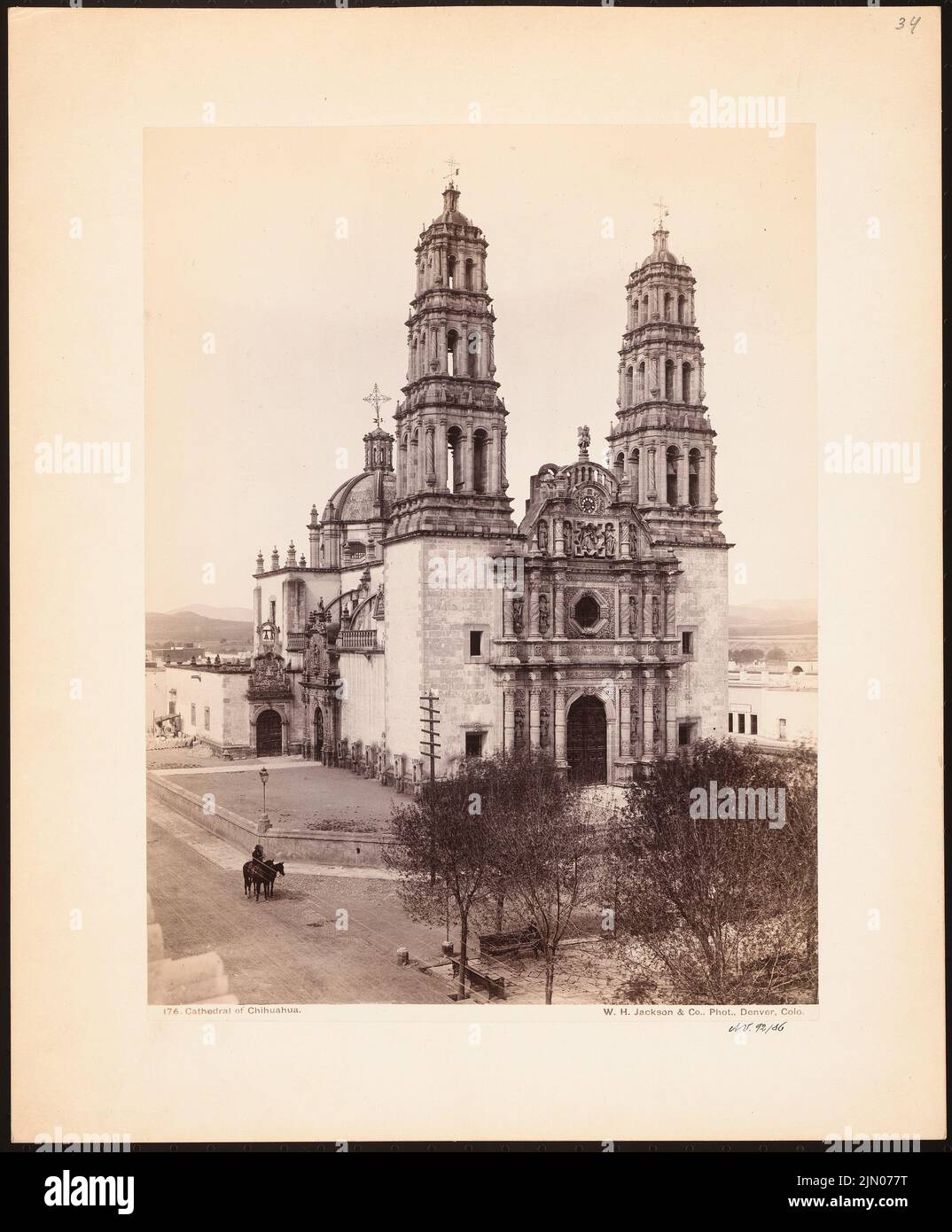 Jackson, cathedral in Chihuahua (without dat.): View. Photo on ...