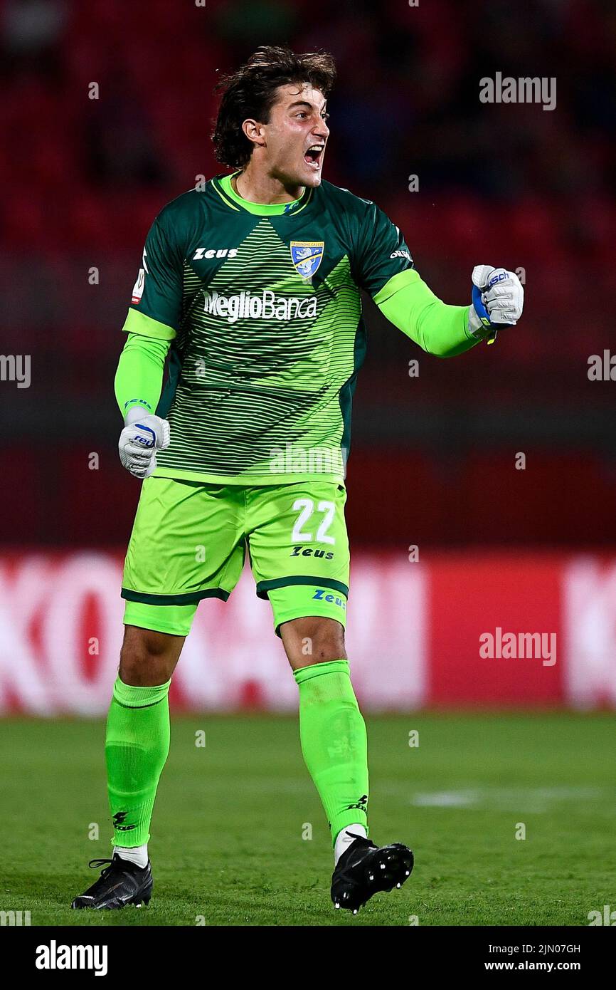 Monza, Italy. 07 August 2022. Stefano Turati of Frosinone Calcio ...