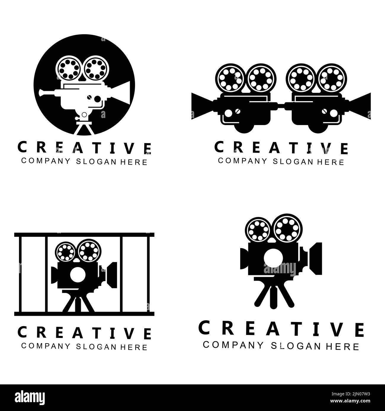 Theatre logo film Stock Vector Images - Alamy