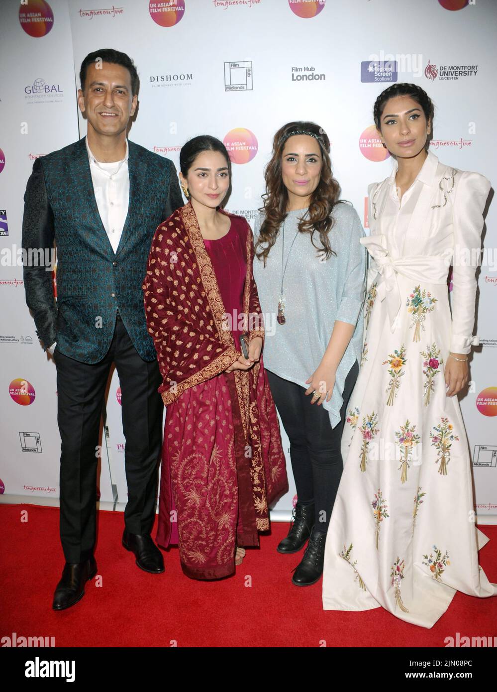 Adnan Jaffar, Kiran Malik, Hajra Yamin, Shazia Khan at the UK Asian ...